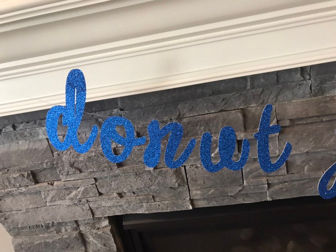 Donut Forget Us Banner Going Away Party Moving Away Party | Etsy