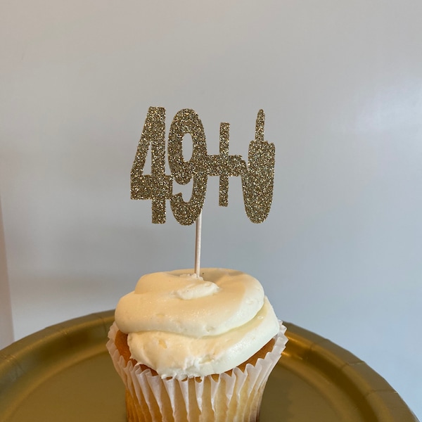 Im 49 Plus Middle Finger - Etsy