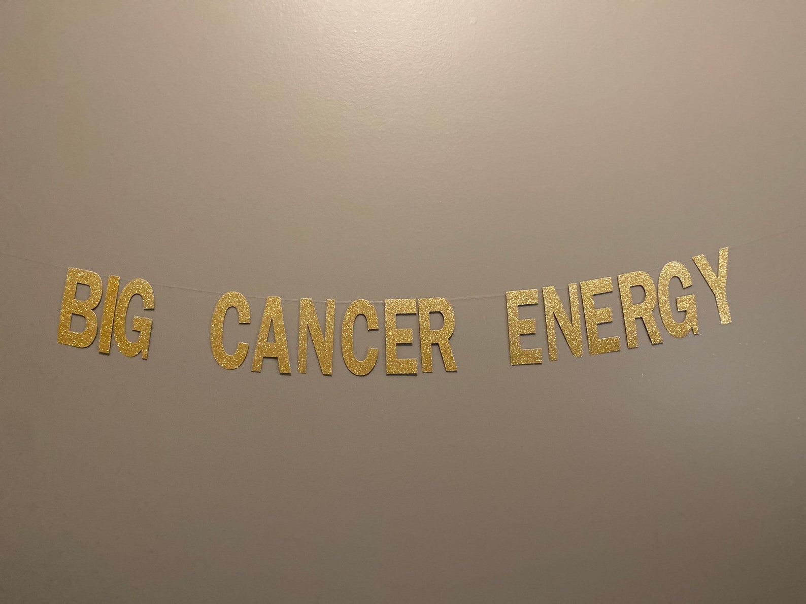 Big Cancer Energy Banner Big Cancer Energy Birthday Banner | Etsy