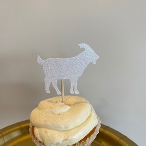 Goat Cupcake Toppers: Farm Party Decor - Etsy