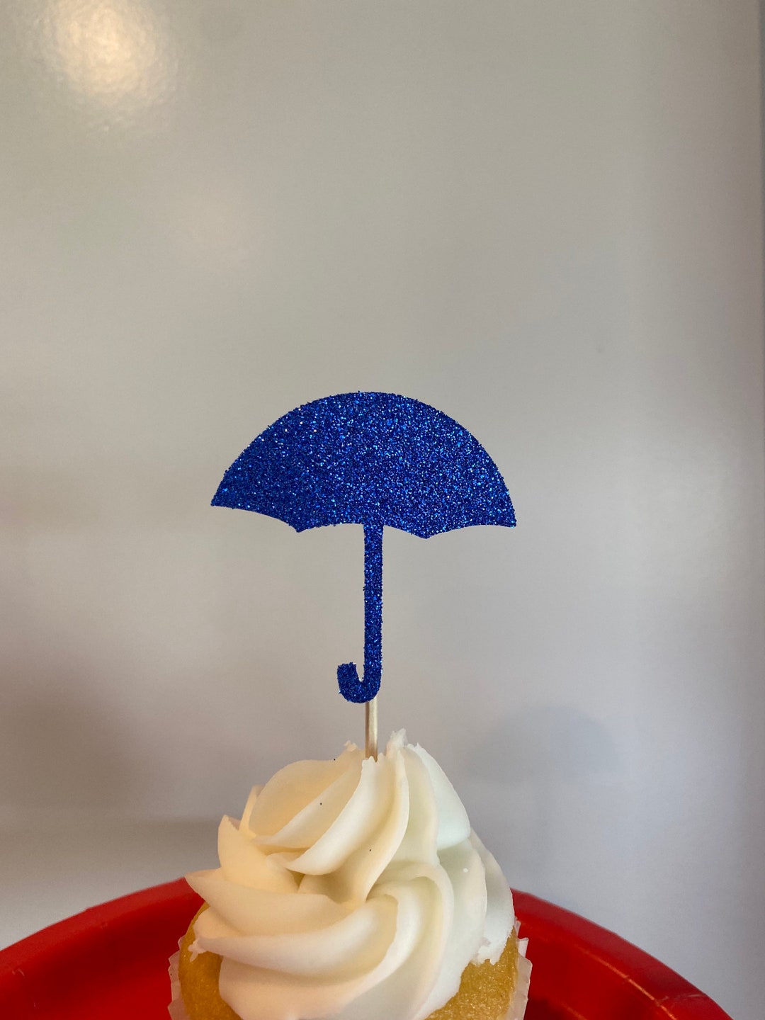 Umbrella Cupcake Toppers, Baby Shower Cupcake Toppers, Baby Shower Food ...
