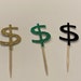 Dollar Sign Cupcake Toppers Money Cupcake Toppers Dollar - Etsy