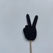 Peace Sign Cupcake Toppers, Party Decorations - Etsy