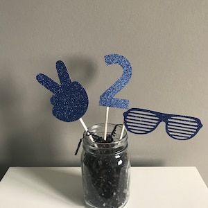 Two Cool Centerpieces, Two Cool Birthday Decor, Two Cool Birthday, Too ...