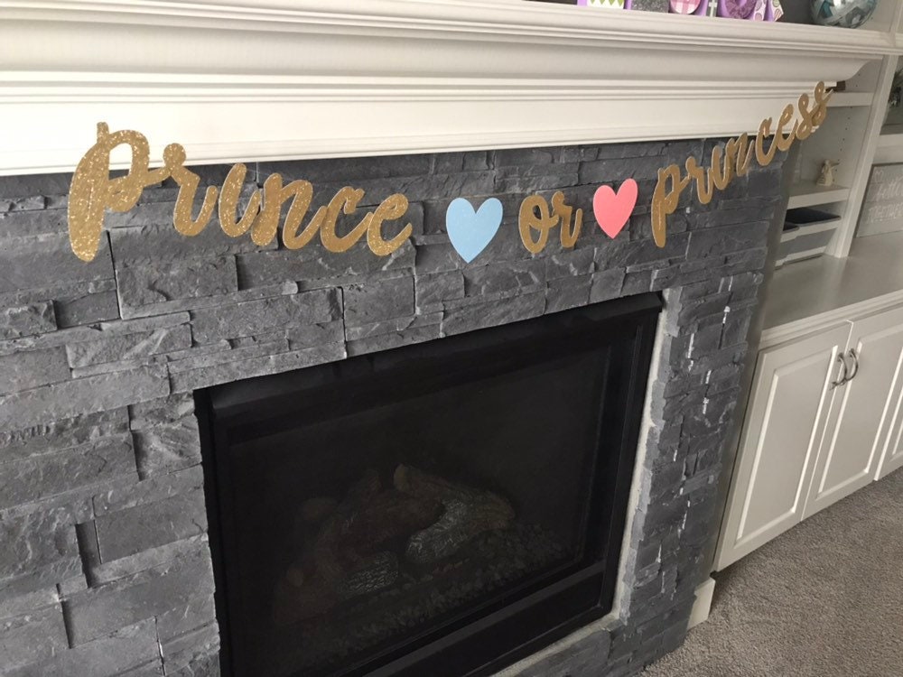 Prince or Princess Banner Prince or Princess Sign Prince | Etsy