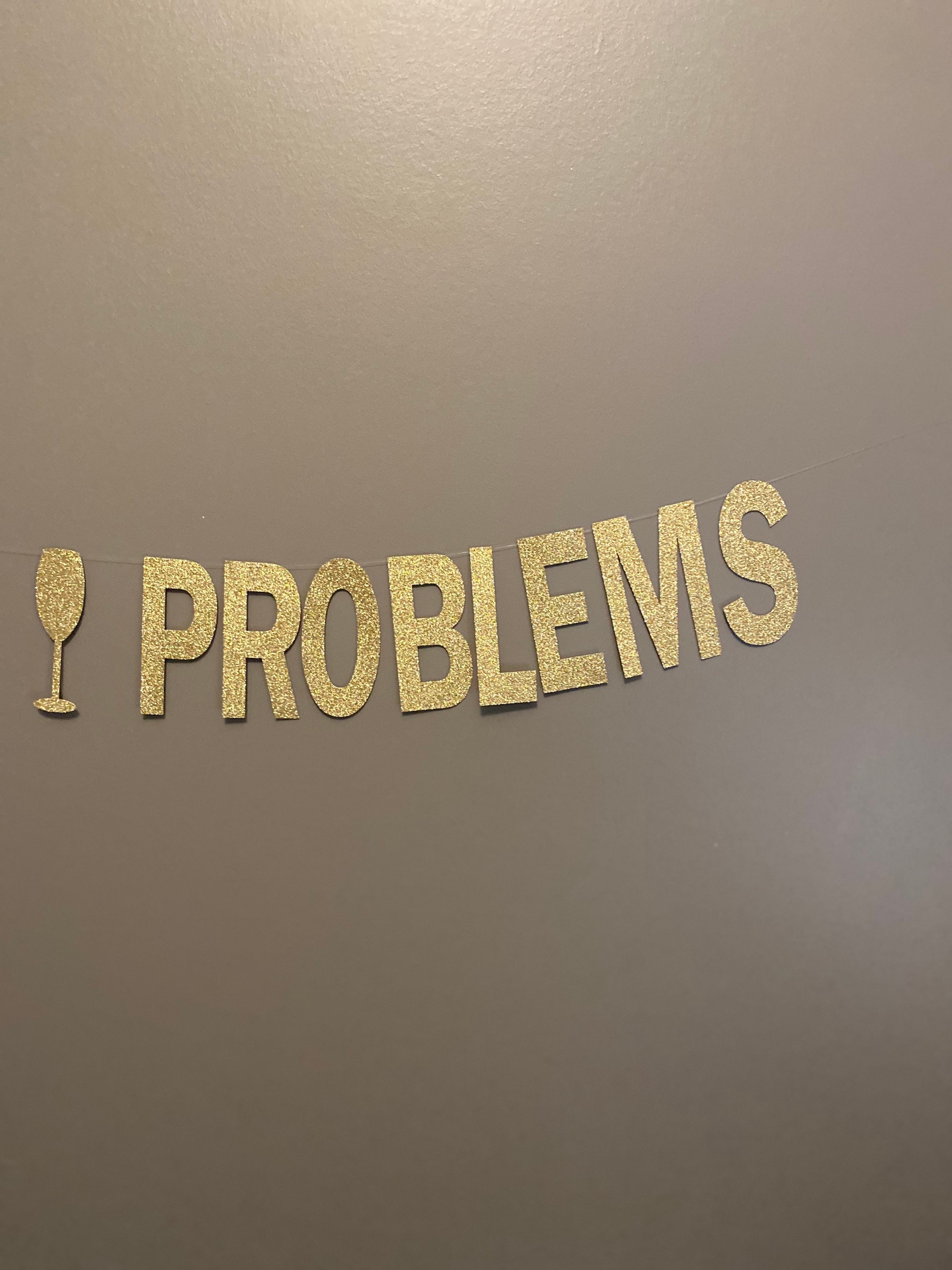 Champagne Problems Banner Champagne Problems Champagne - Etsy