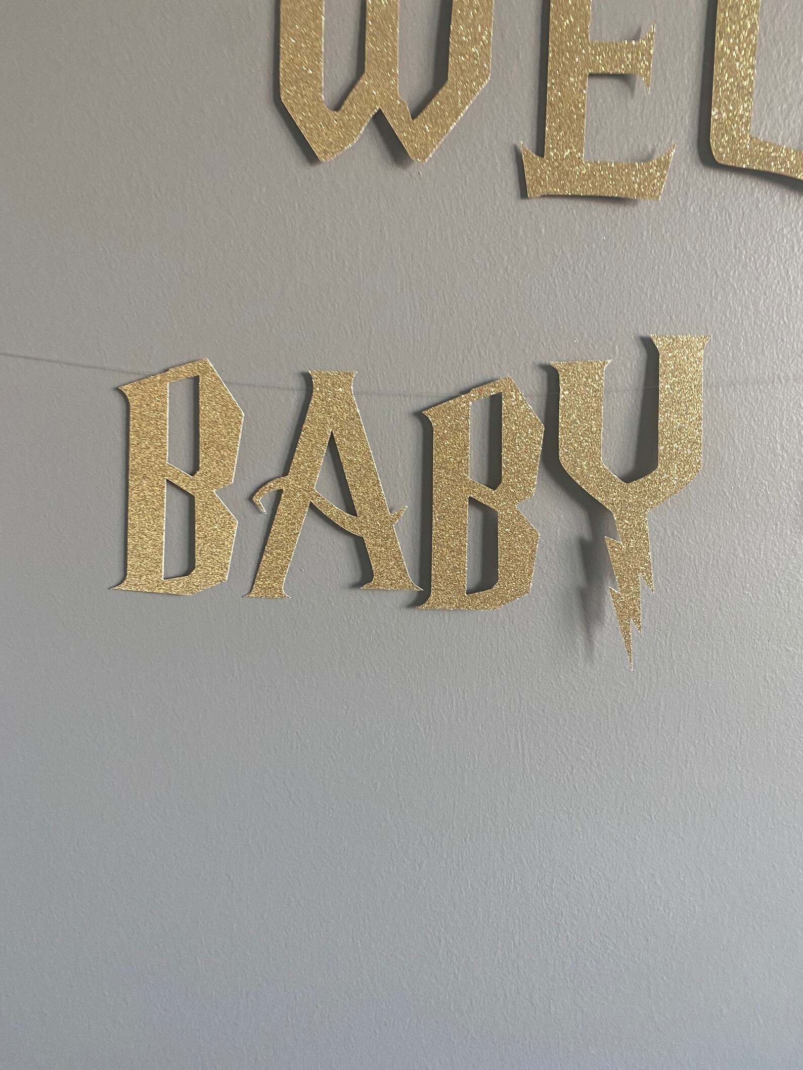 WELCOME BABY WIZARD Banner Welcome Baby Wizard Wizard Party | Etsy