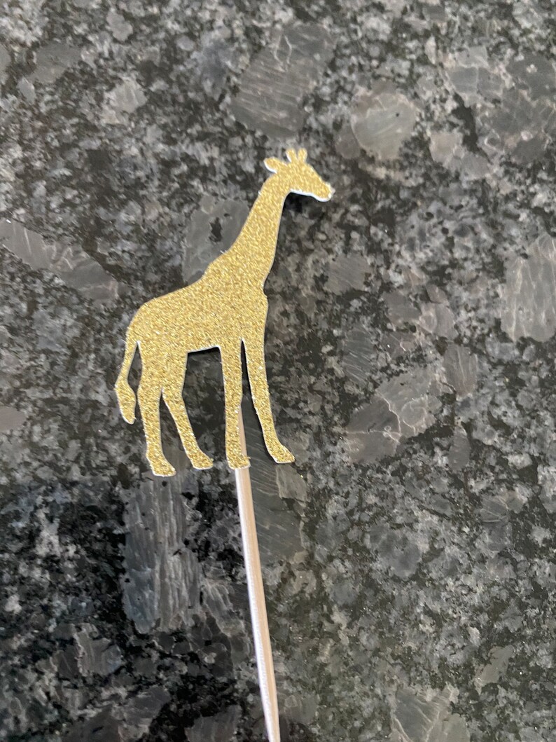 Giraffe Cupcake Toppers: Safari Party Decor - Etsy