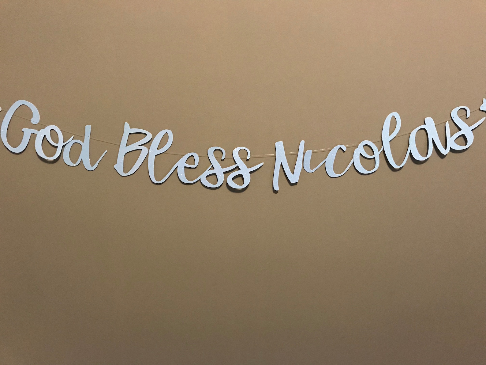 God Bless Banner Christening Banner Baptism Banner First - Etsy