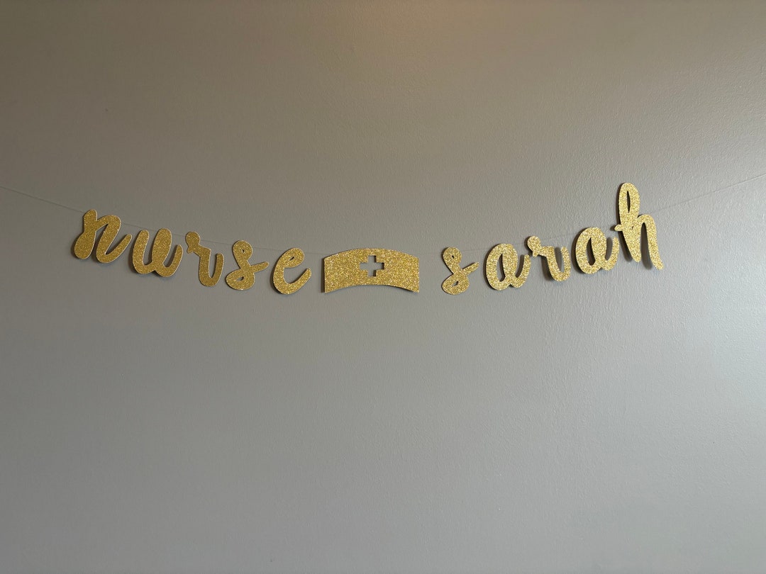 Nurse Banner, Nurse Graduation Party, Nurse Grad Banner, Nurse ...