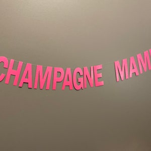 Champagne Mami Banner, Champagne Papi, PARTY Decor, Hip Hop Party, 21st ...