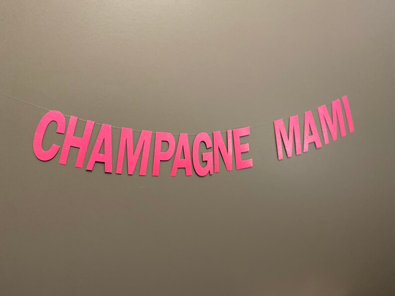 Champagne Mami Banner Champagne Papi PARTY Decor Hip Hop - Etsy