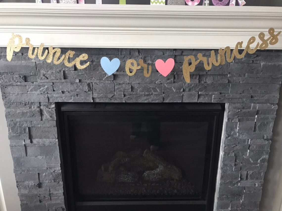 Prince or Princess Banner Prince or Princess Sign Prince - Etsy