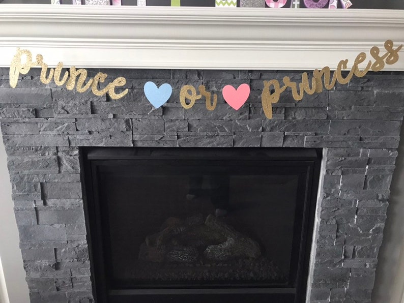 Prince or Princess Banner Prince or Princess Sign Prince - Etsy