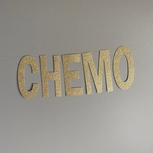 Straight Outta Chemo Banner: Glitter Cancer Survivor Party Decor - Etsy