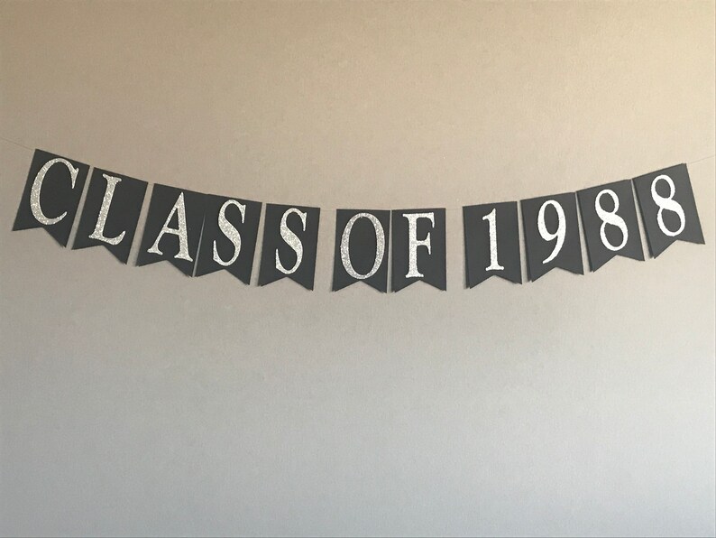 Graduation Decor Graduation Pennant Banner Custom Banner - Etsy
