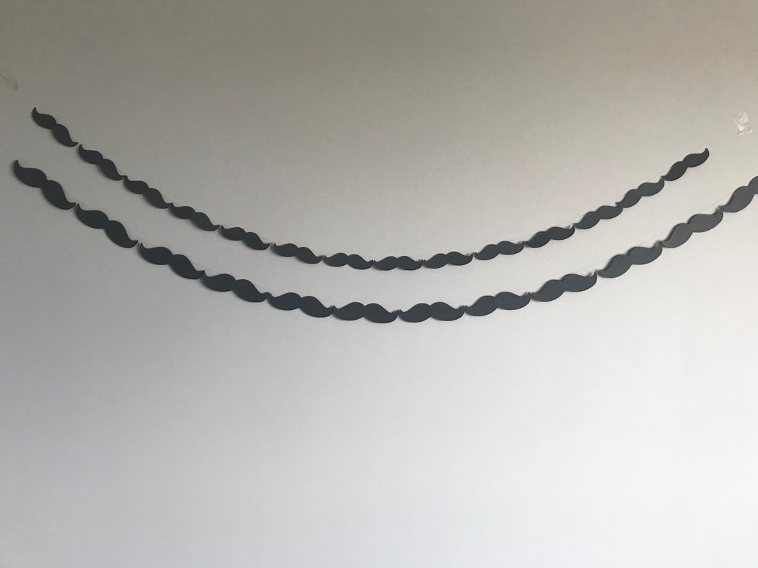 Mustache Garland, Mustache Banner, Gentleman Banner, Mustache ...