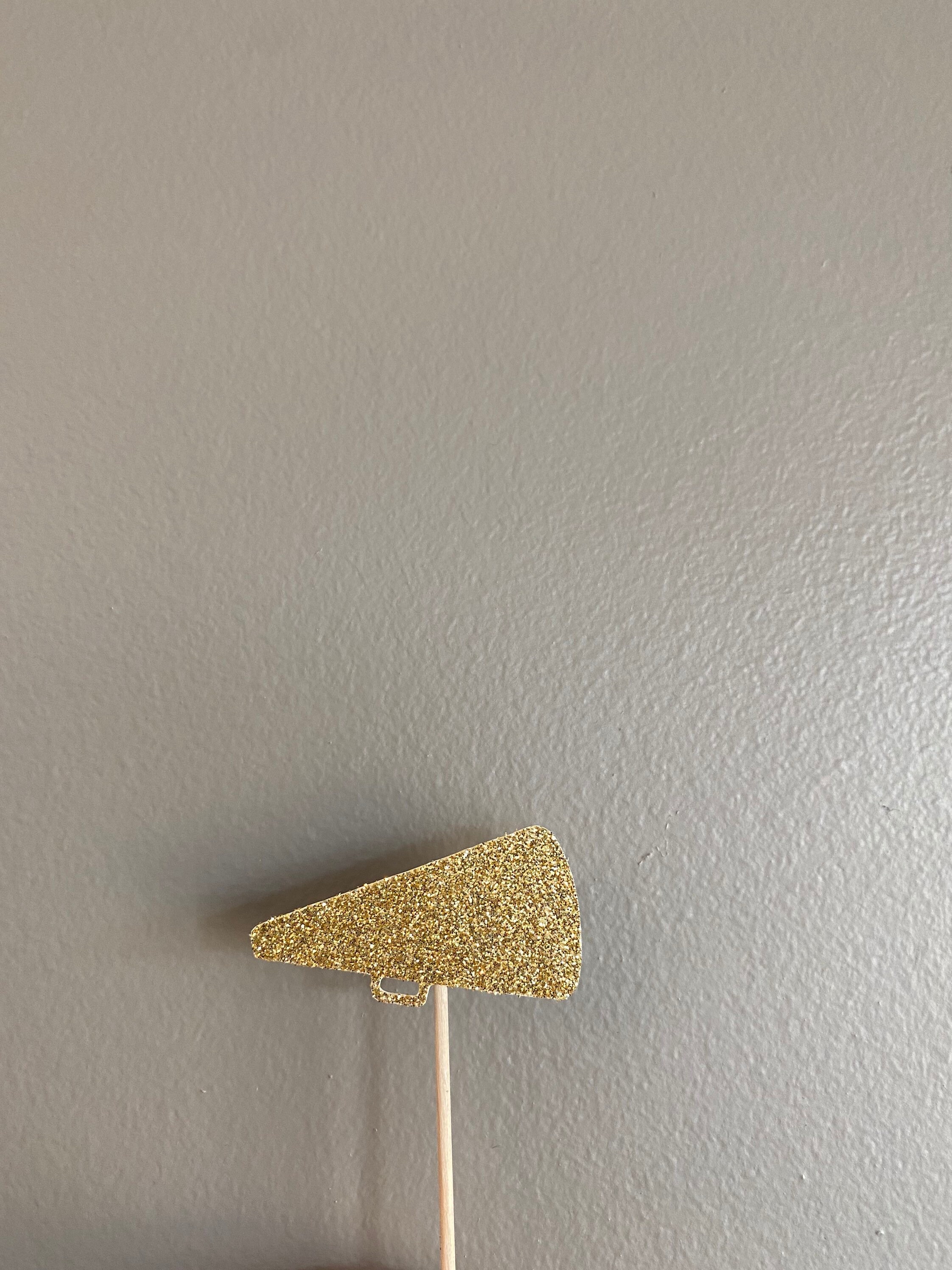 Megaphone Cupcake Toppers Cheerleading Food Picks Cheer | Etsy