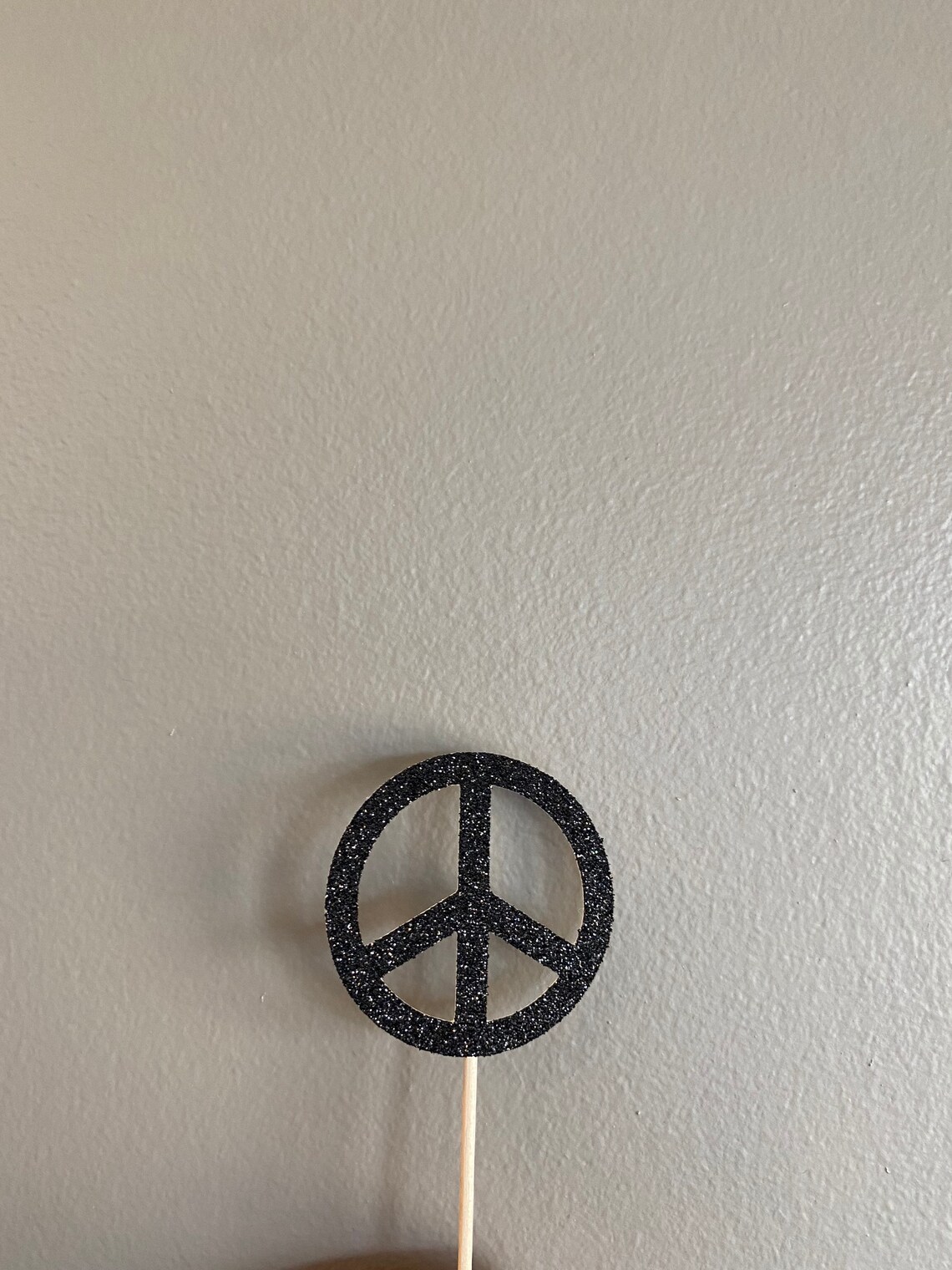 Peace Cupcake Toppers Peace Sign Food Picks Groovy Party - Etsy