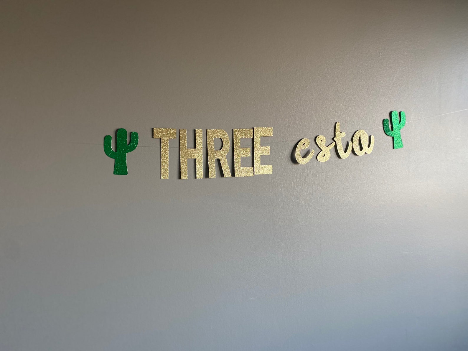 Three Esta Party Decor Third Birthday Fiesta Theme Party - Etsy