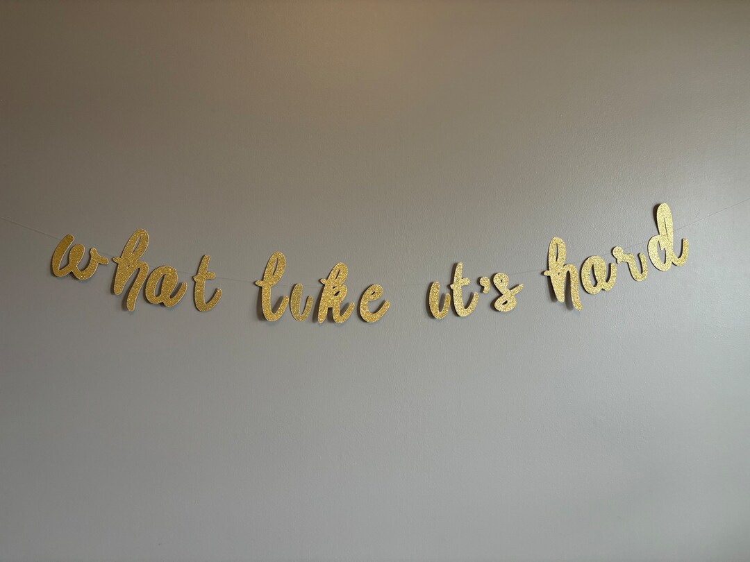 Like It's Hard Banner, Law School Grad Banner, Law School Acceptance ...