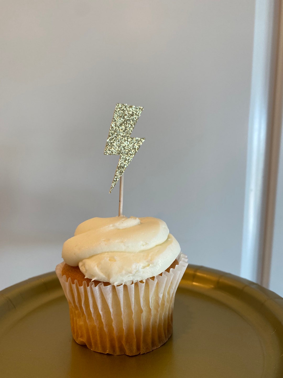 Lightning Bolt Cupcake Toppers, Weather Party Decorations - Etsy