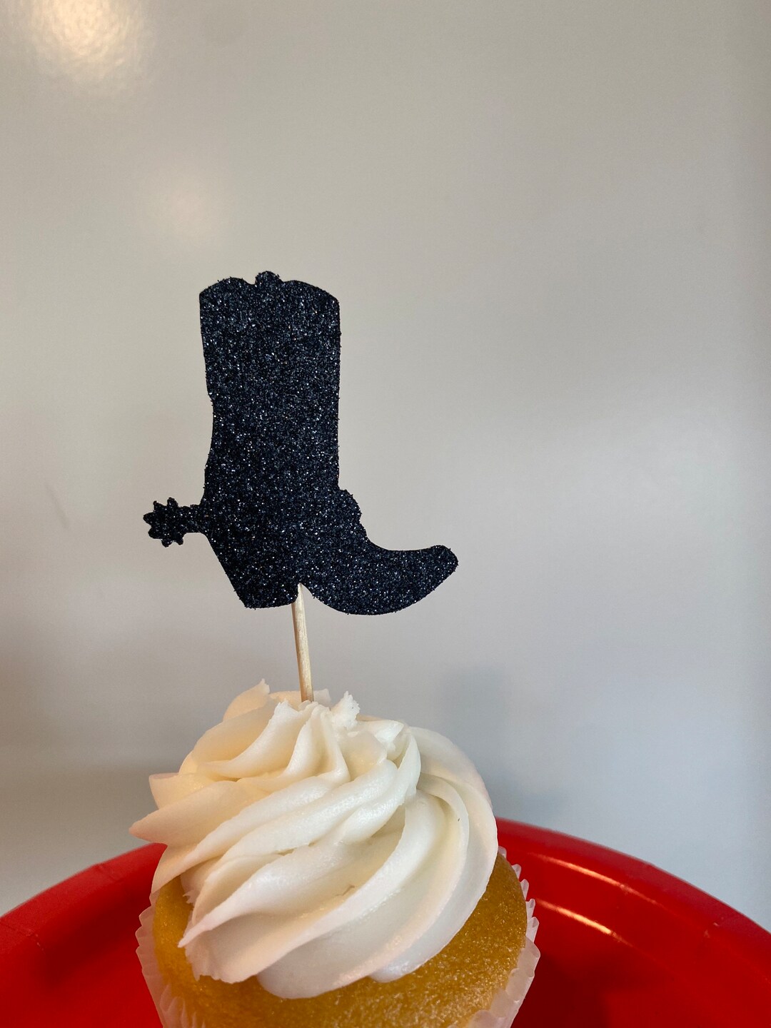 COWBOY BOOT Cupcake Topper, Western Cupcake Toppers, Cowboy Boot ...