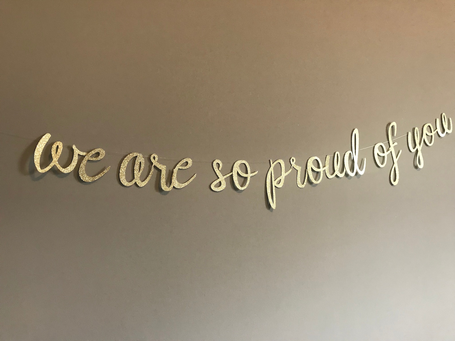 We Are so Proud of You Banner Graduation Party Decorations - Etsy