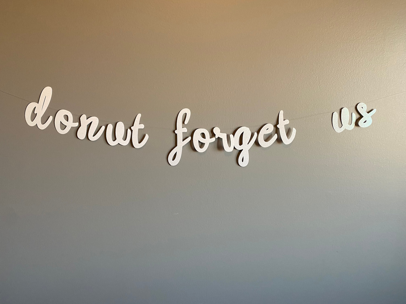 Donut Forget Us Banner Going Away Party Moving Away Party - Etsy