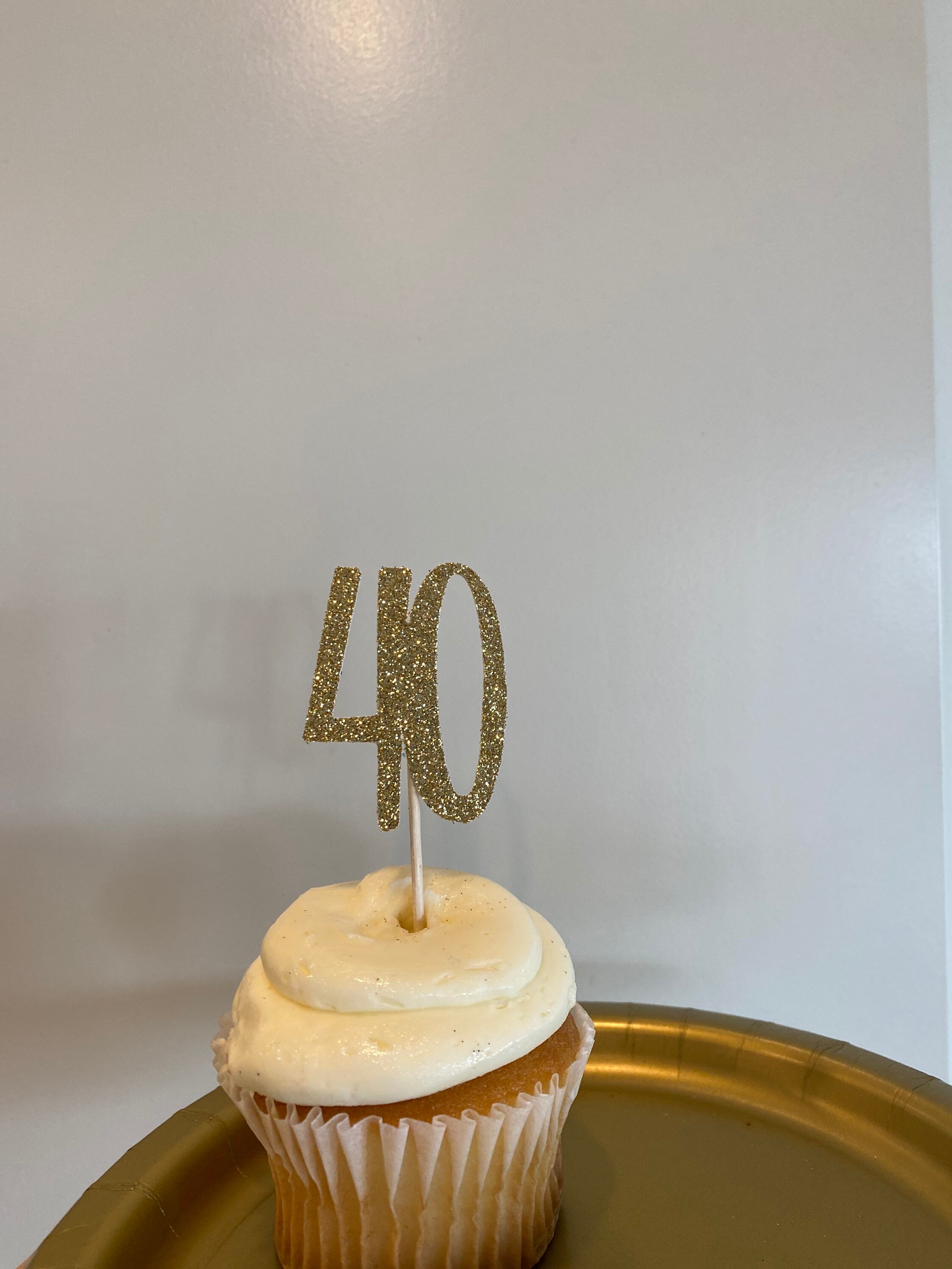 40th Anniversary Cupcakes