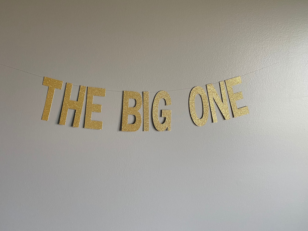 The Big One Banner, the Big One, Notorious One Banner, One Year Old ...