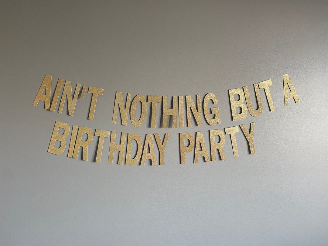 90s Hip Hop Birthday Banner: Glitter Party Decor - Etsy