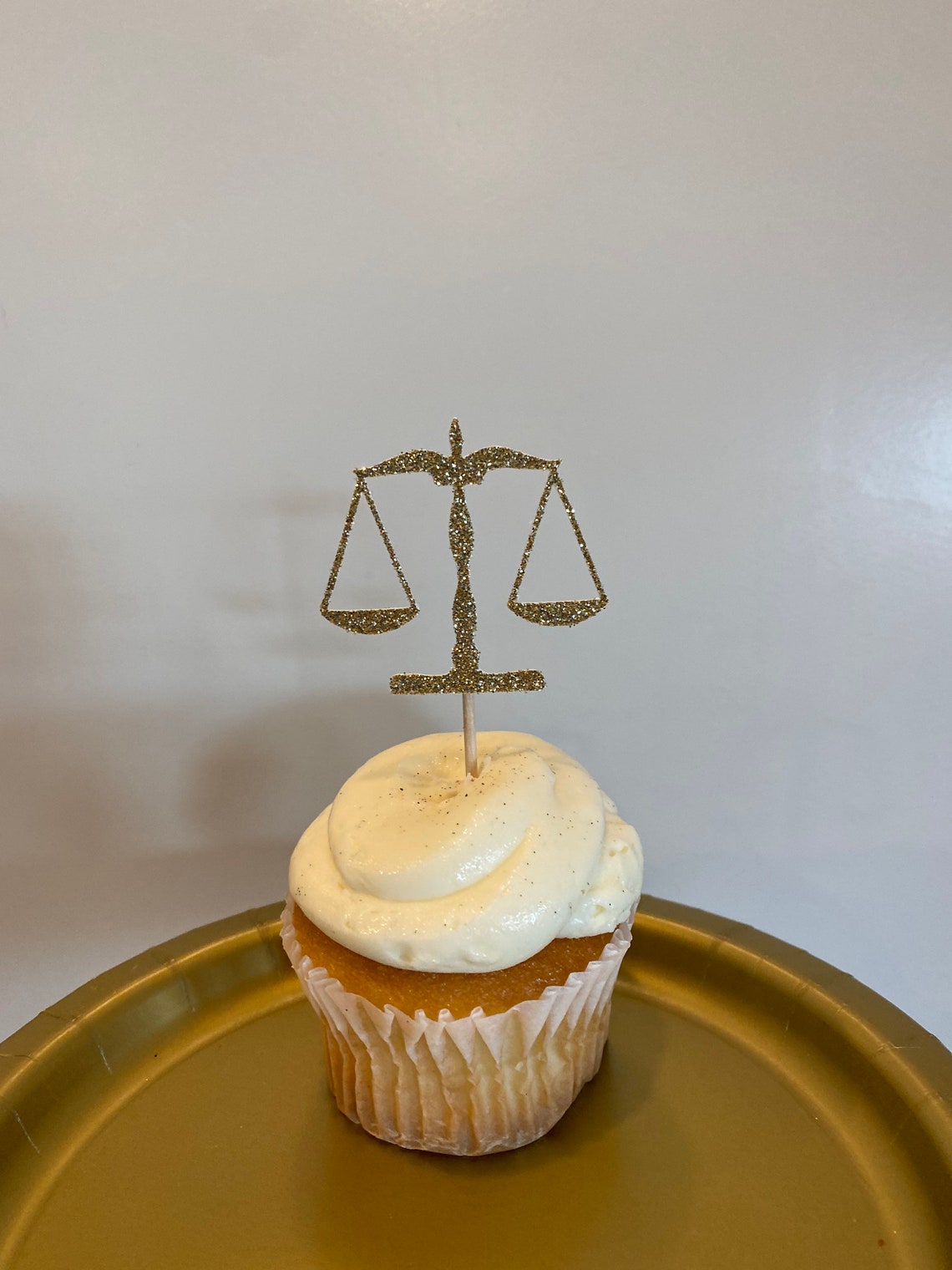 Scales of Justice Cupcake Toppers: Law School Graduation Party - Etsy