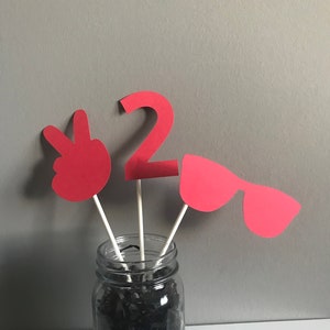 Two Cool Centerpieces, Two Cool Birthday Decor, Two Cool Birthday, Too ...