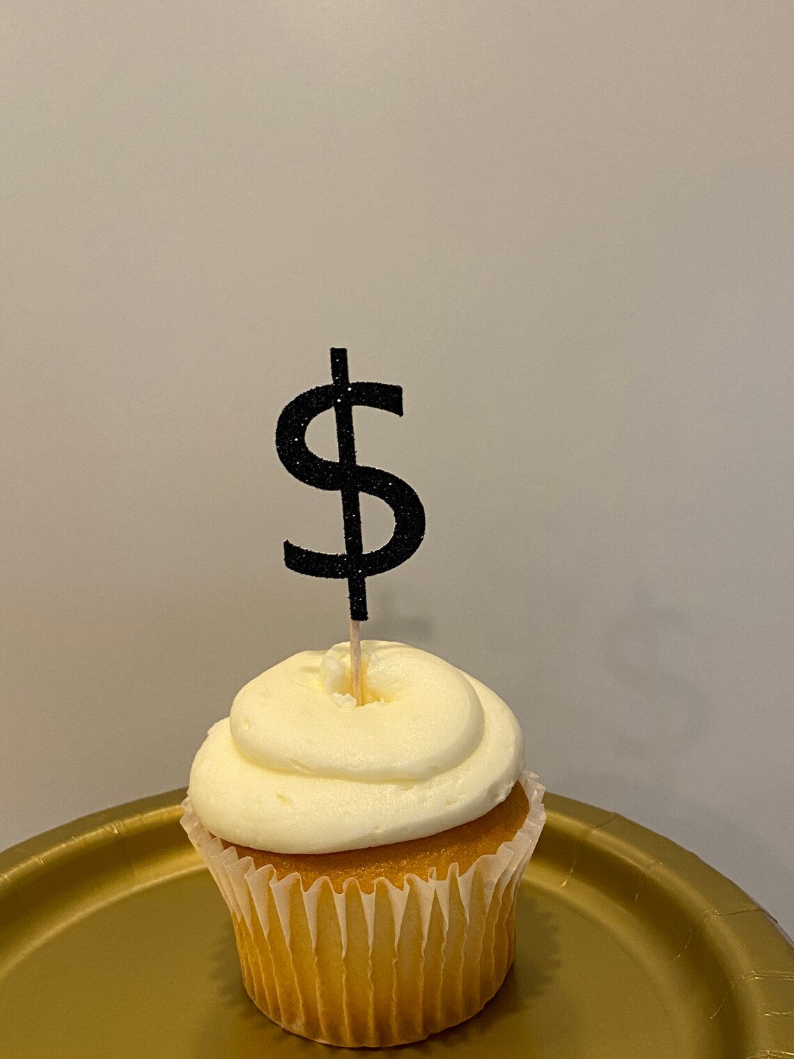 Dollar Sign Cupcake Toppers Money Cupcake Toppers Dollar | Etsy