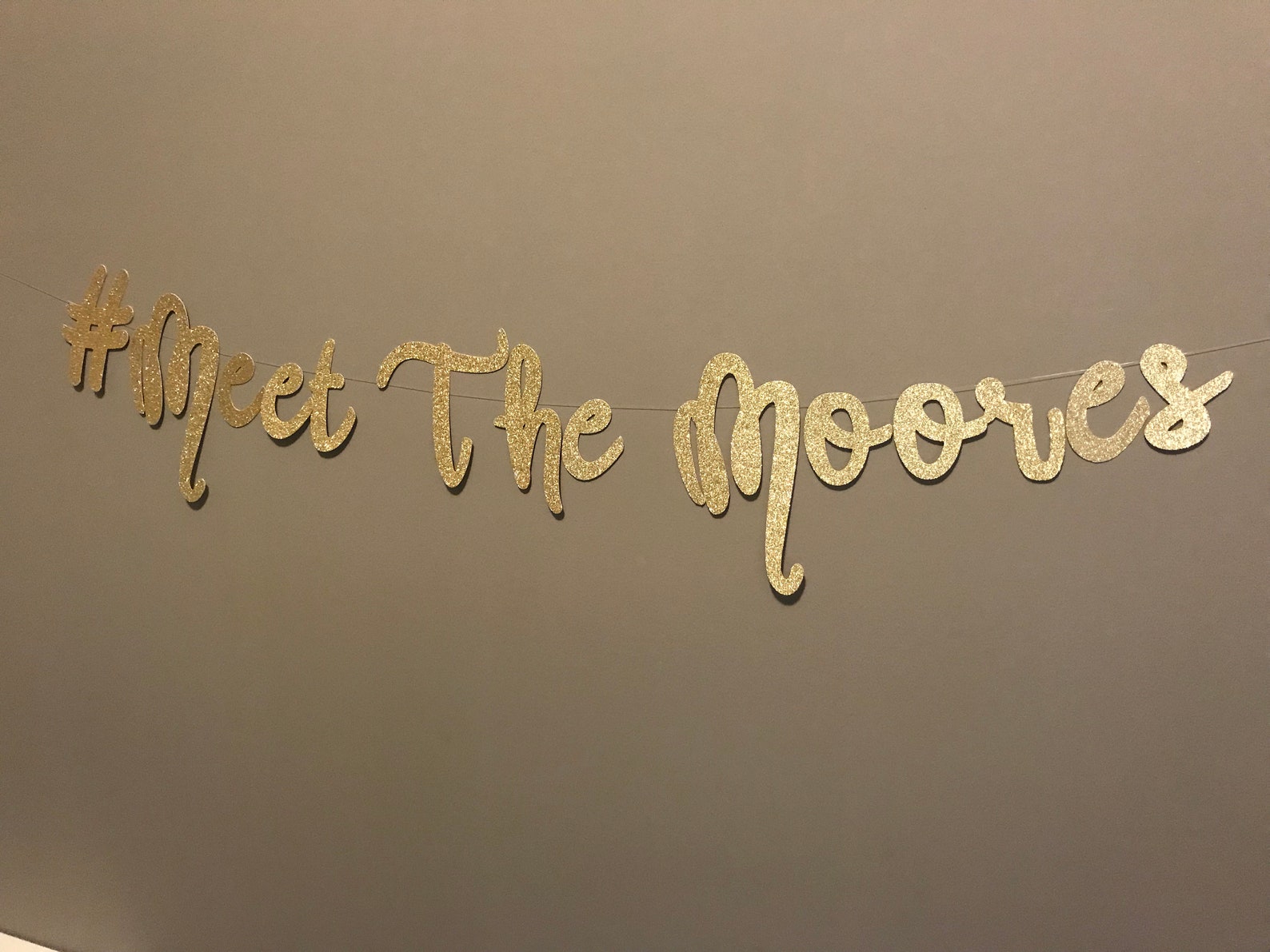 Custom Wedding Hashtag Banner Wedding Banner Hashtag - Etsy