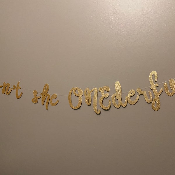 Isnt She Lovely Isnt She Onederful First Birthday Banner Etsy