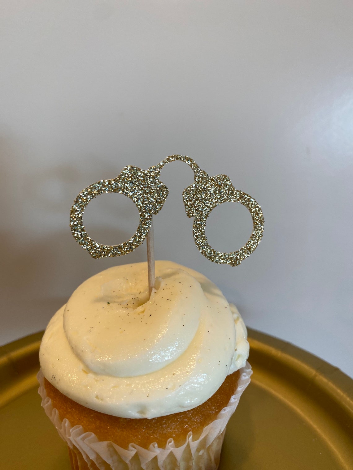 Handcuffs Cupcake Toppers Police Party Decorations Police - Etsy
