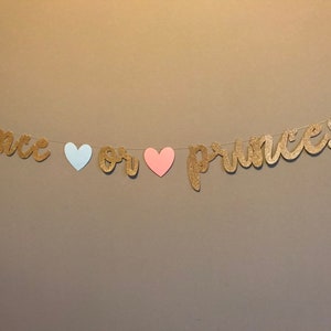 Prince or Princess Banner, Prince or Princess Sign, Prince Princess ...