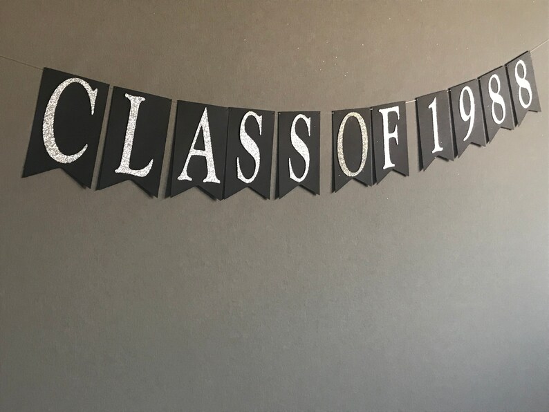 Graduation Decor Graduation Pennant Banner Custom Banner - Etsy