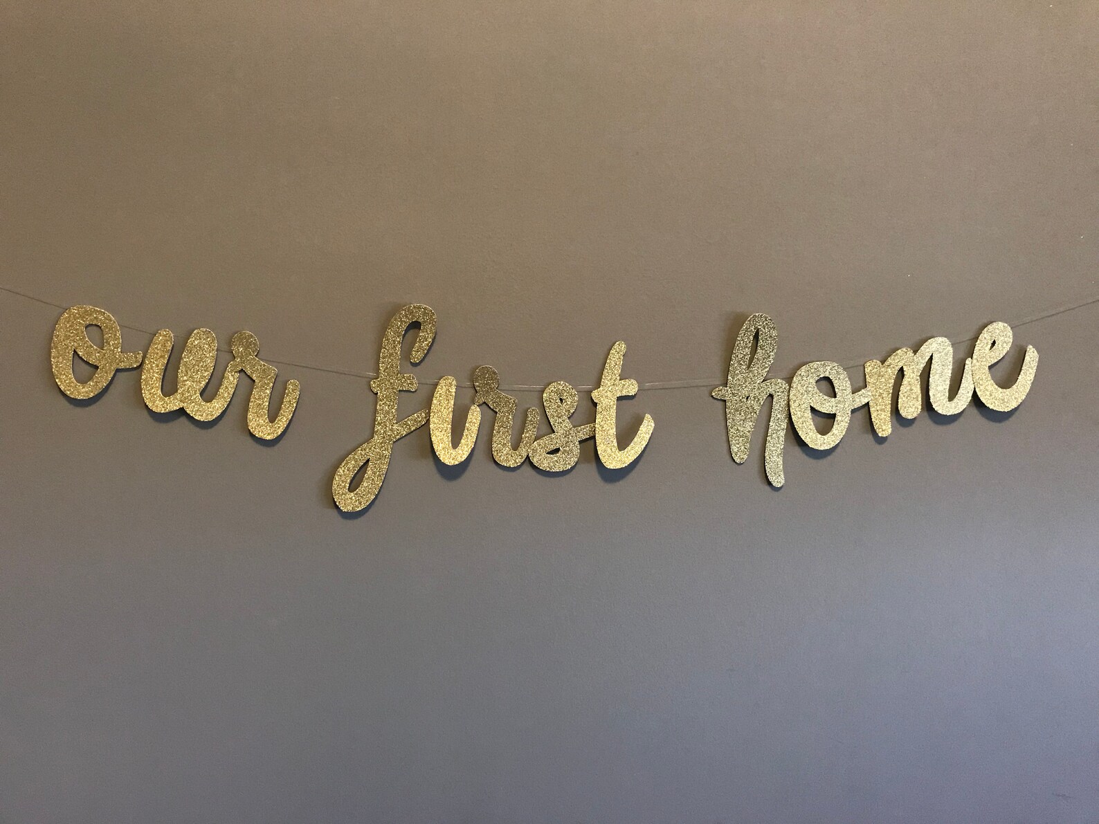 Housewarming Banner Housewarming First Home Our First Home | Etsy