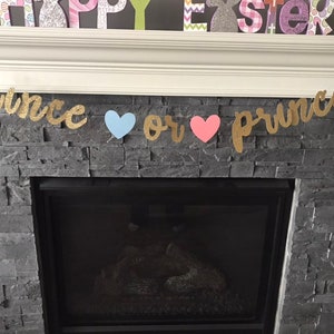 Prince or Princess Banner, Prince or Princess Sign, Prince Princess ...