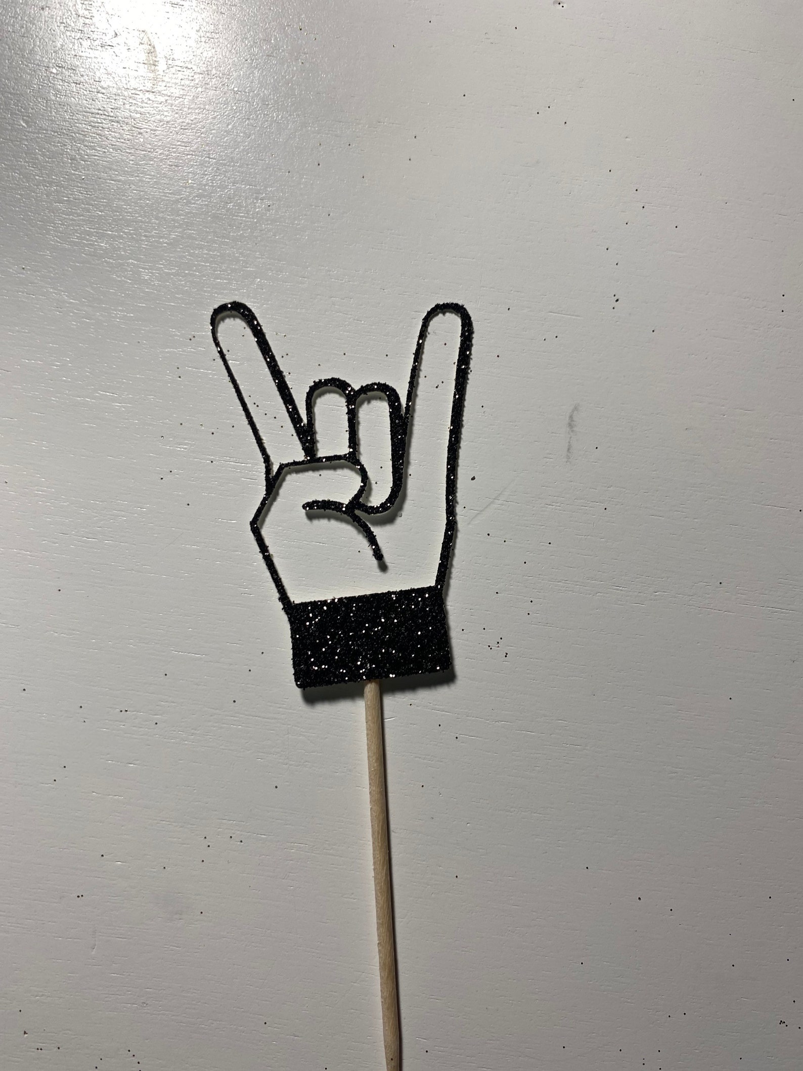 Rock Hand Cupcake Toppers Music Party Decorations Rock Star - Etsy
