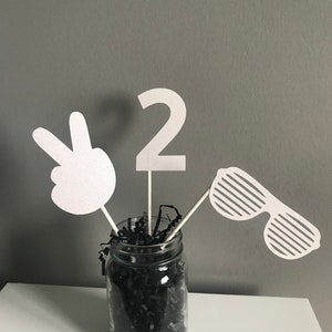 Two Cool Centerpieces, Two Cool Birthday Decor, Two Cool Birthday, Too ...