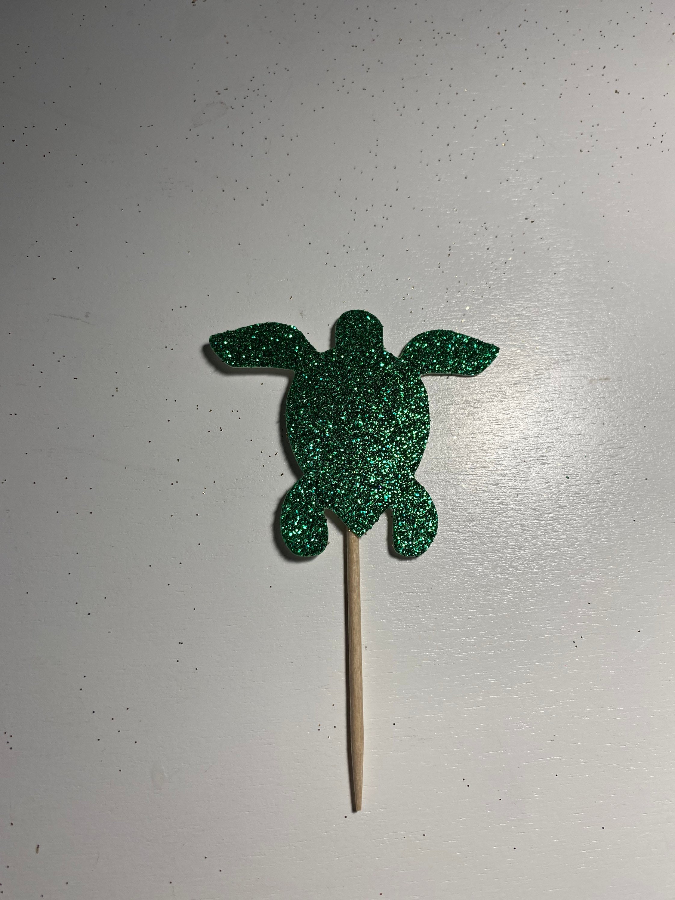 Turtle Cupcake Toppers Seaturtle Tops Turtle Cupcakes | Etsy