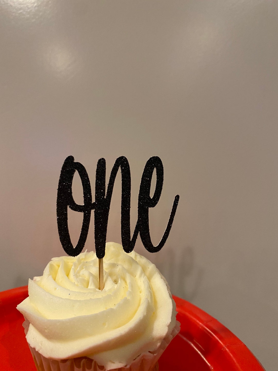 First Birthday Cupcake Toppers, 1st Birthday Cupcake Toppers, One ...