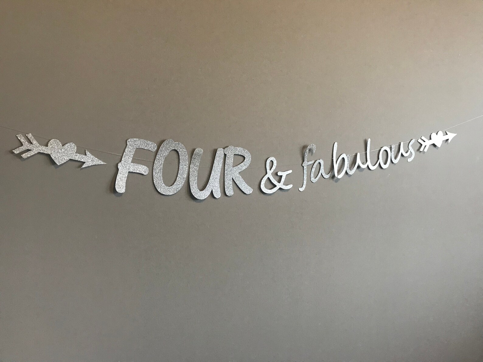 Four and Fabulous Banner Four Banner Fabulous Banner Fourth - Etsy