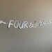 Four and Fabulous Banner, Four Banner, Fabulous Banner, Fourth Birthday ...
