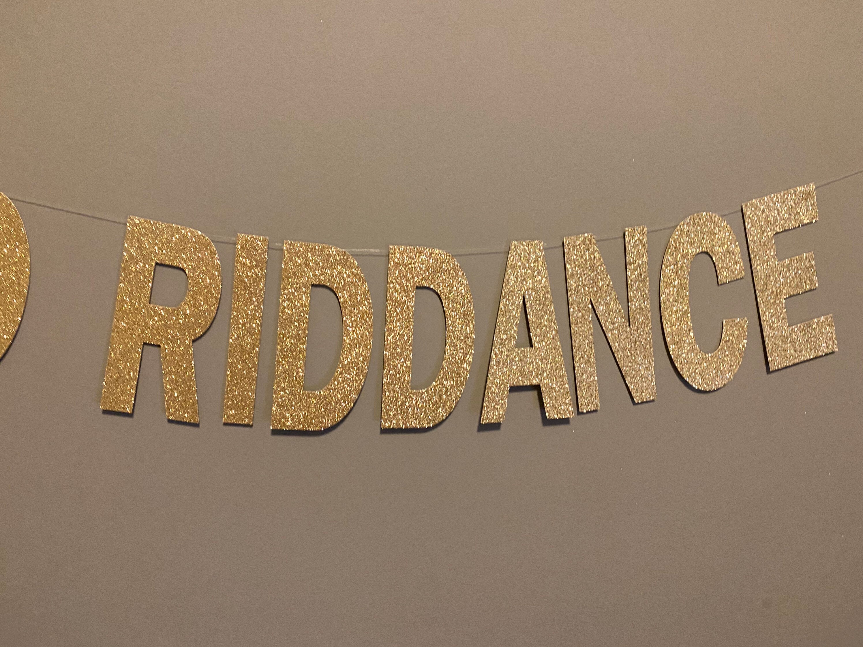 Good Riddance Banner Good Riddance Good Bye 2023 Leaving - Etsy