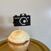 Camera Cupcake Toppers, Camera Cupcake, Custom Cupcake, Photography ...